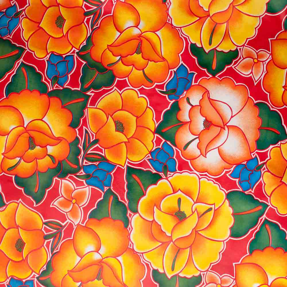 Mexican rose oil cloth – Milagros