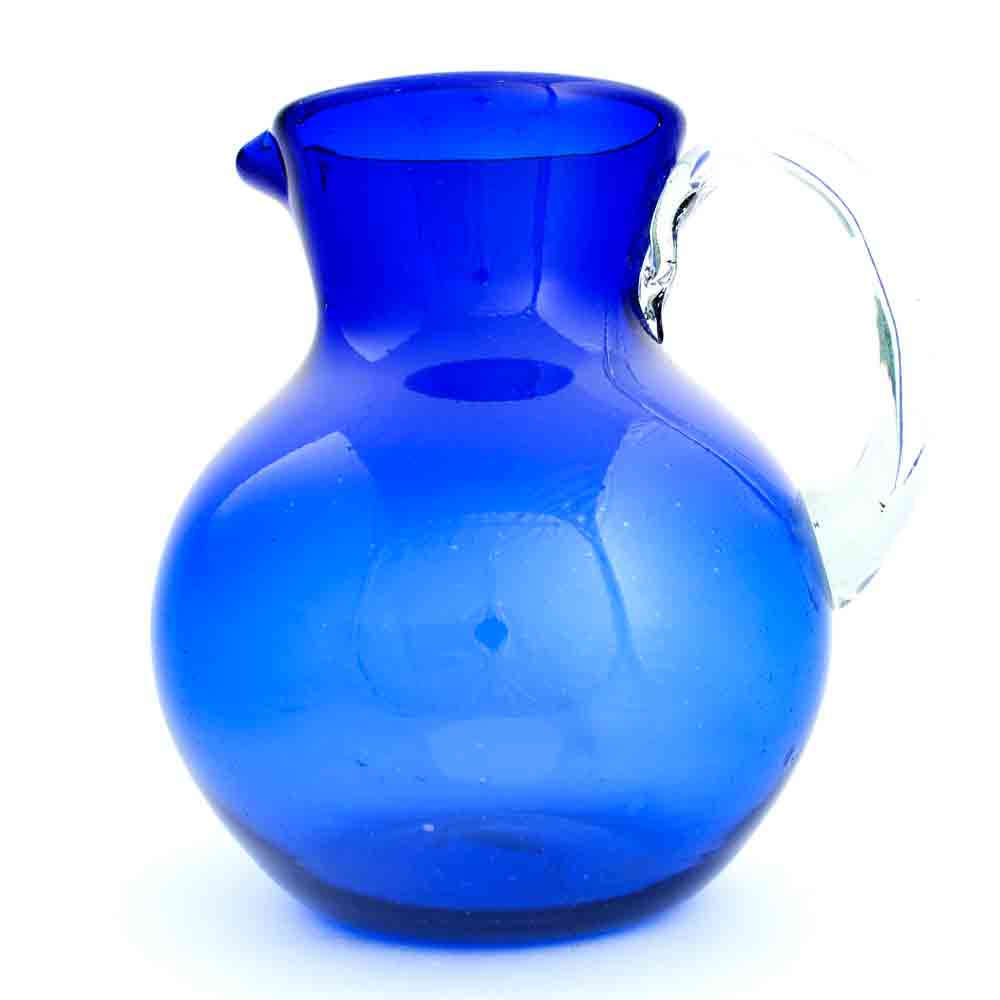 Blue round jug – Milagros