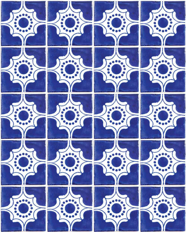 Moro handmade tile 105 mm x 105 mm | Milagros
