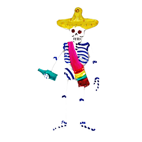 Tin decoration - Assorted Skeleton pk of 5 – Milagros